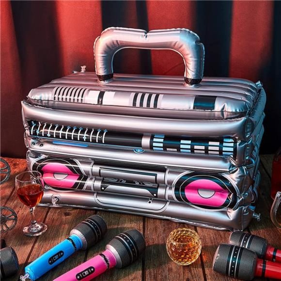 Party Supplies | Beverage In An Inflatable Boom Box 8s Party ...